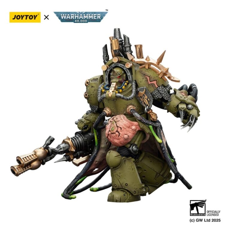 Warhammer 40,000 Actionfigur Death Guard Lord of Virulence with Power ...