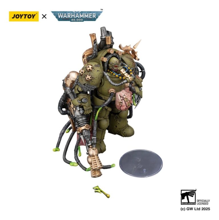 Warhammer 40,000 Actionfigur Death Guard Lord of Virulence with Power ...