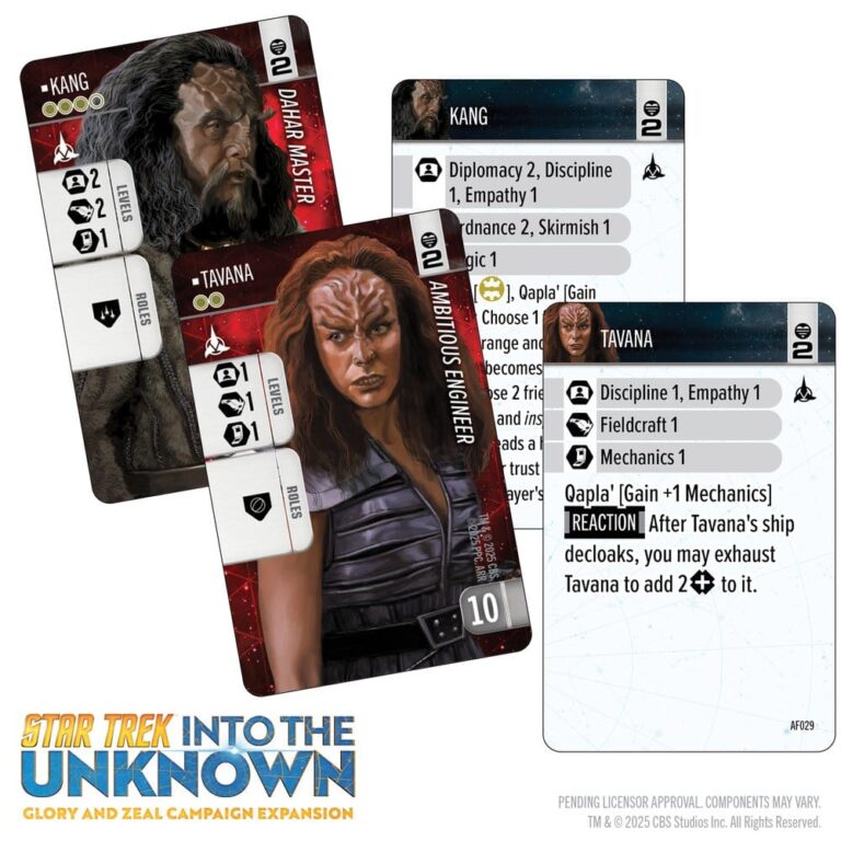 Star Trek: Into the Unknown Miniaturen-Spiel-Erweiterung Glory and Zeal ...